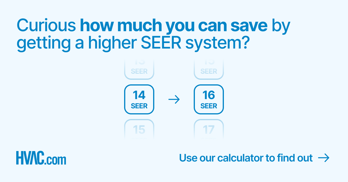 Seer Savings Calculator For Air Conditioners | HVAC.com